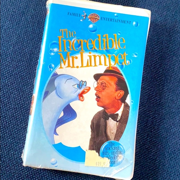 Warner Bros. | Other | The Incredible Mr Limpet Vhs Tape Clam Shell ...